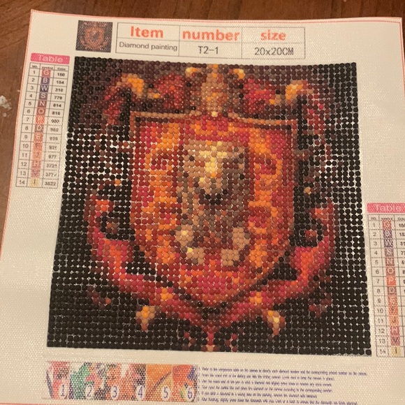 Accents | Gryffindor Diamond Artalready Made | Poshmark